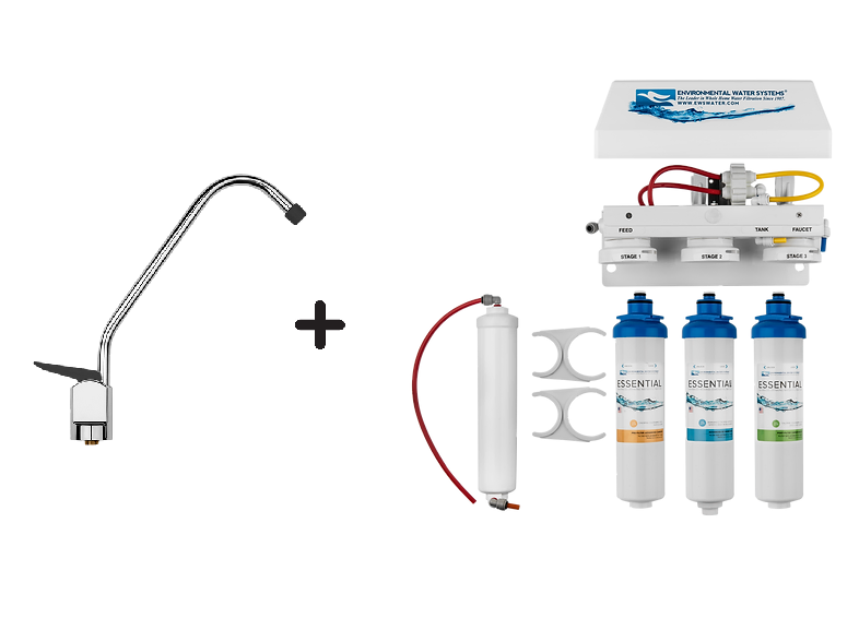EWS - Reverse Osmosis Systems - Essential RO4 4-Stage Filtration Syste